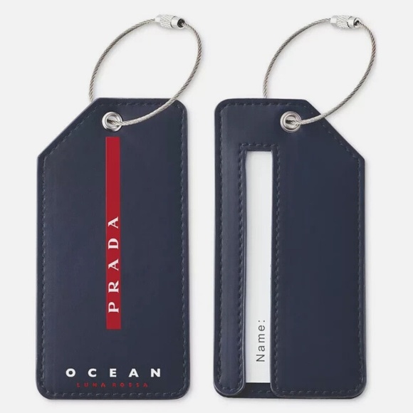 Prada | Bags | Prada Luggage Tag New | Poshmark
